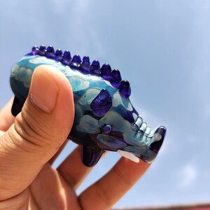 Handmade Pig Glass Pipes Wild Boar Beautiful Pipe Unique Tobacco Pipe ...
