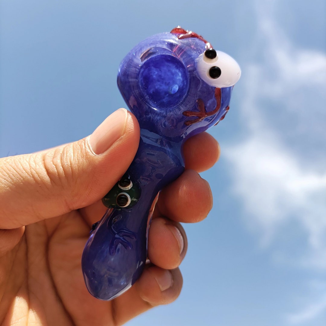 Handmade Frog Unique Glass Pipes 2 Frogs Mystery Hand Pipe Pretty Pipes ...