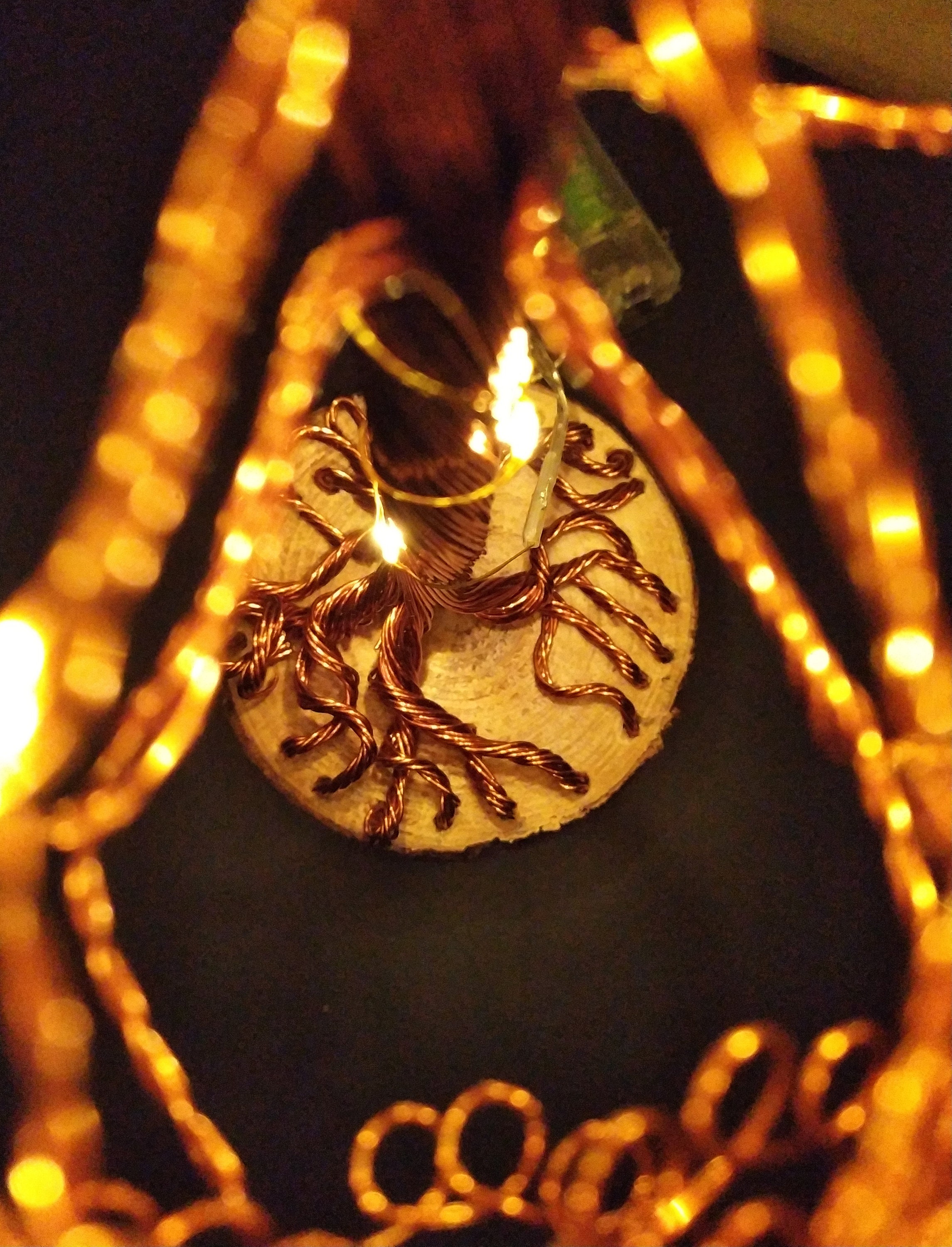 Handmade Christmas Tree With Led Light - Etsy