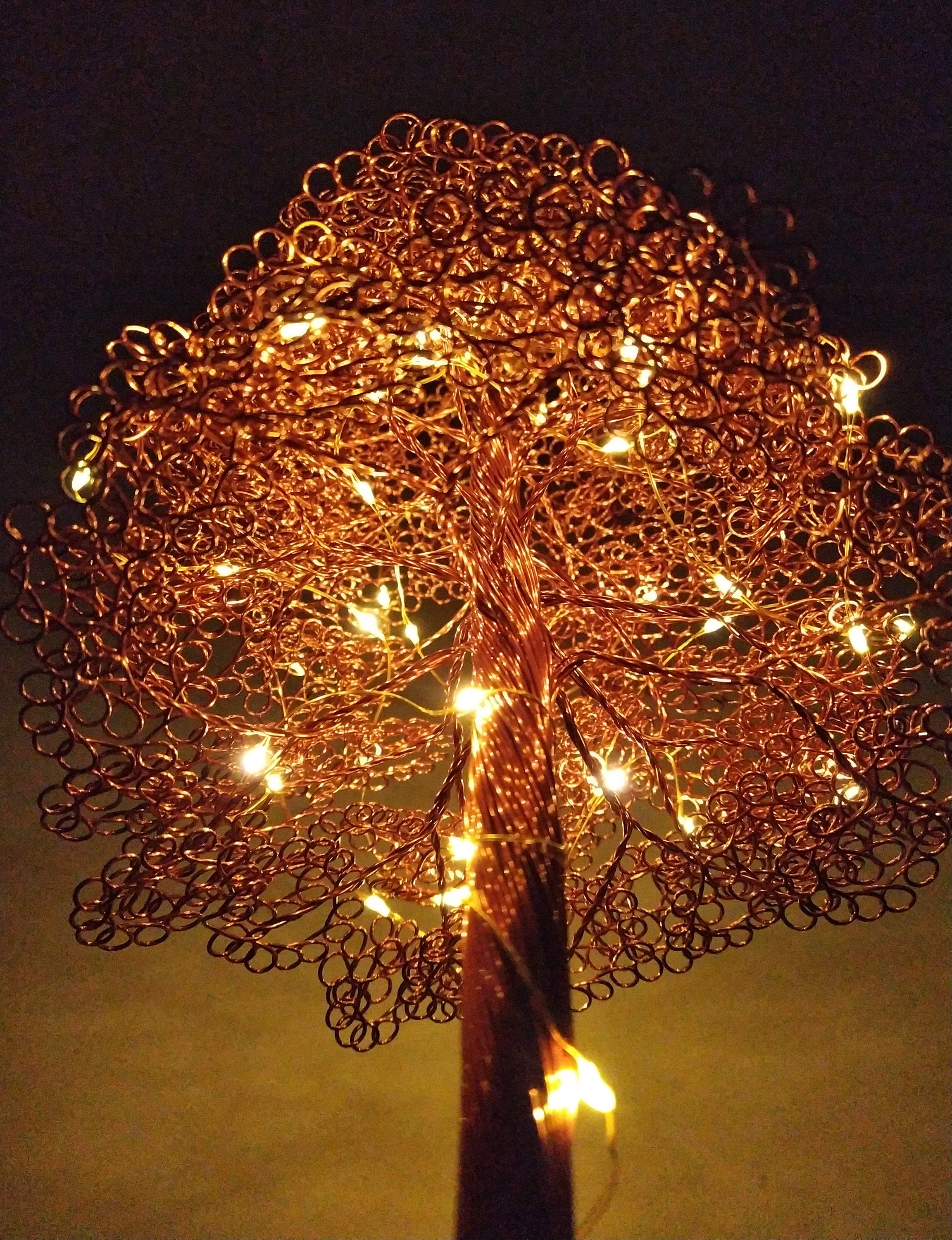 Handmade Christmas Tree With Led Light - Etsy