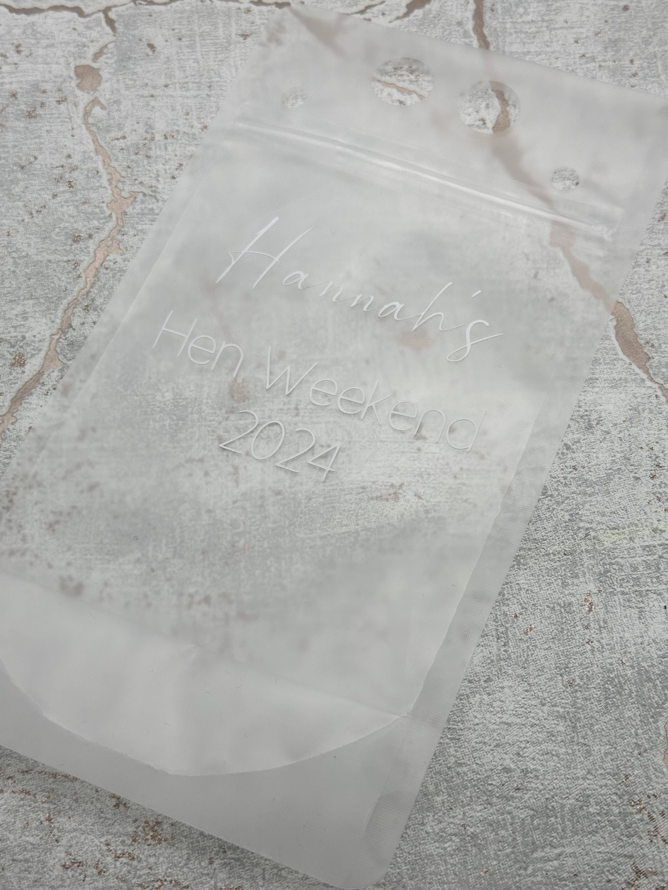 Hen Party, Stag Do Drink Pouches With Coloured Straw , Adult Drinks ...