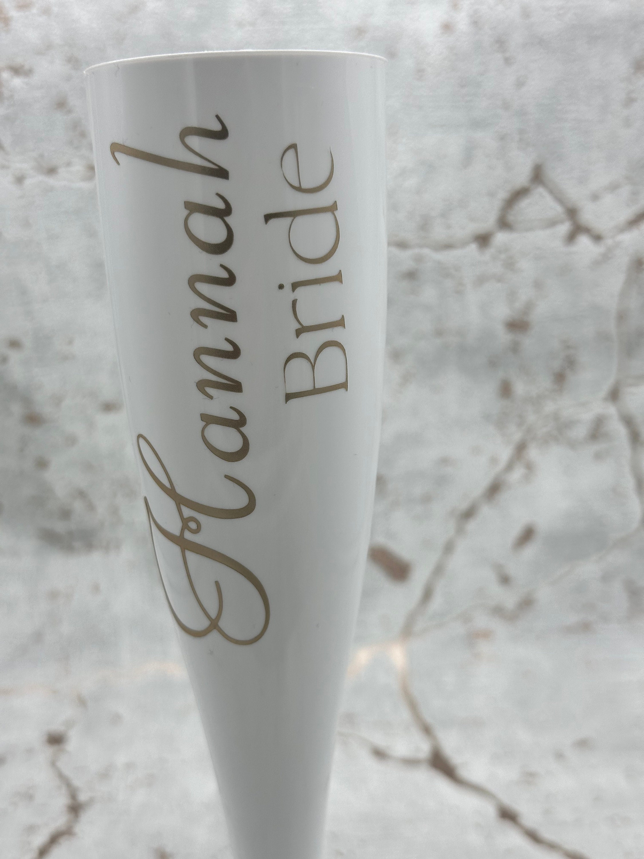 Personalised Champagne Flutes, Prosecco Hen Do Drink Bottles, Wedding ...