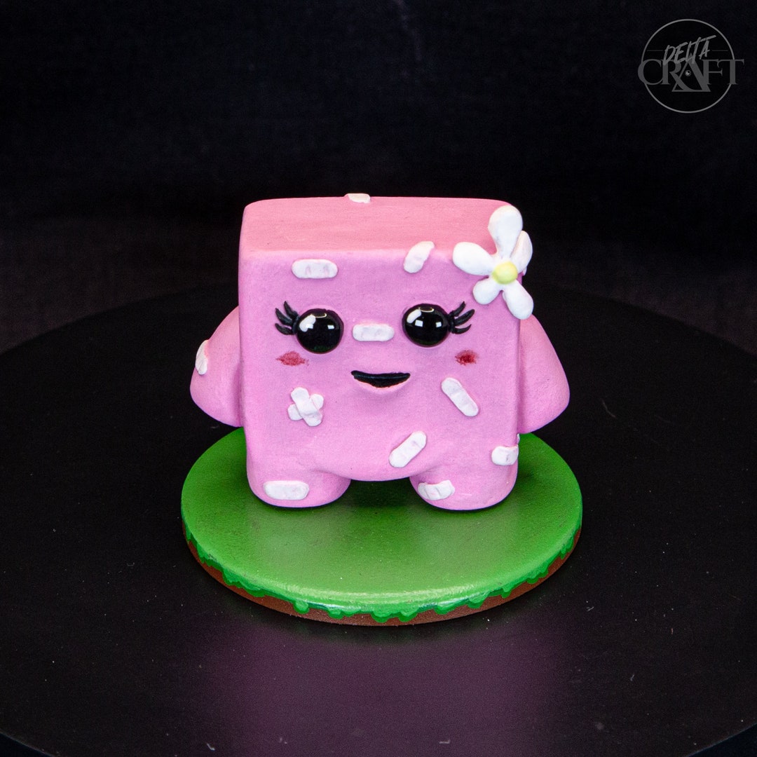Mini Figure Bandage Girl / Super Meat Boy unofficial - Etsy