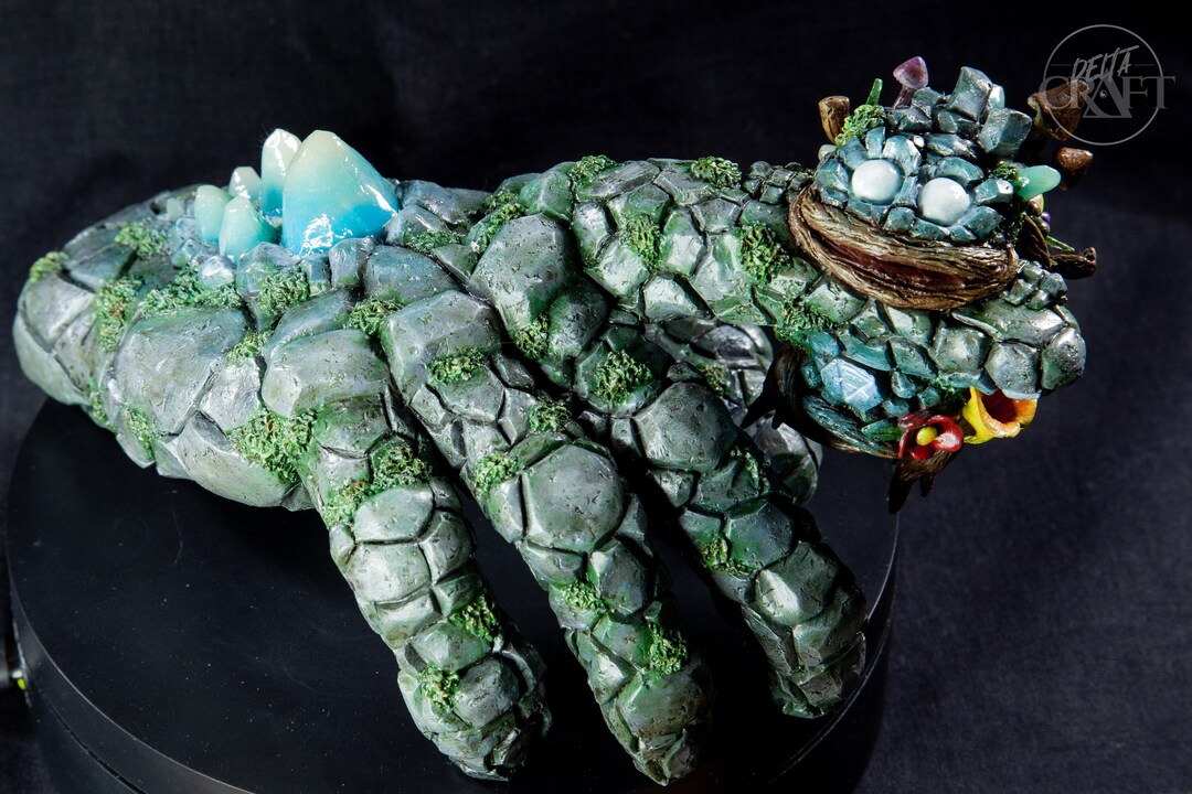 Figurine of a Baby Golem Clinging to the Mother's Hand - Etsy