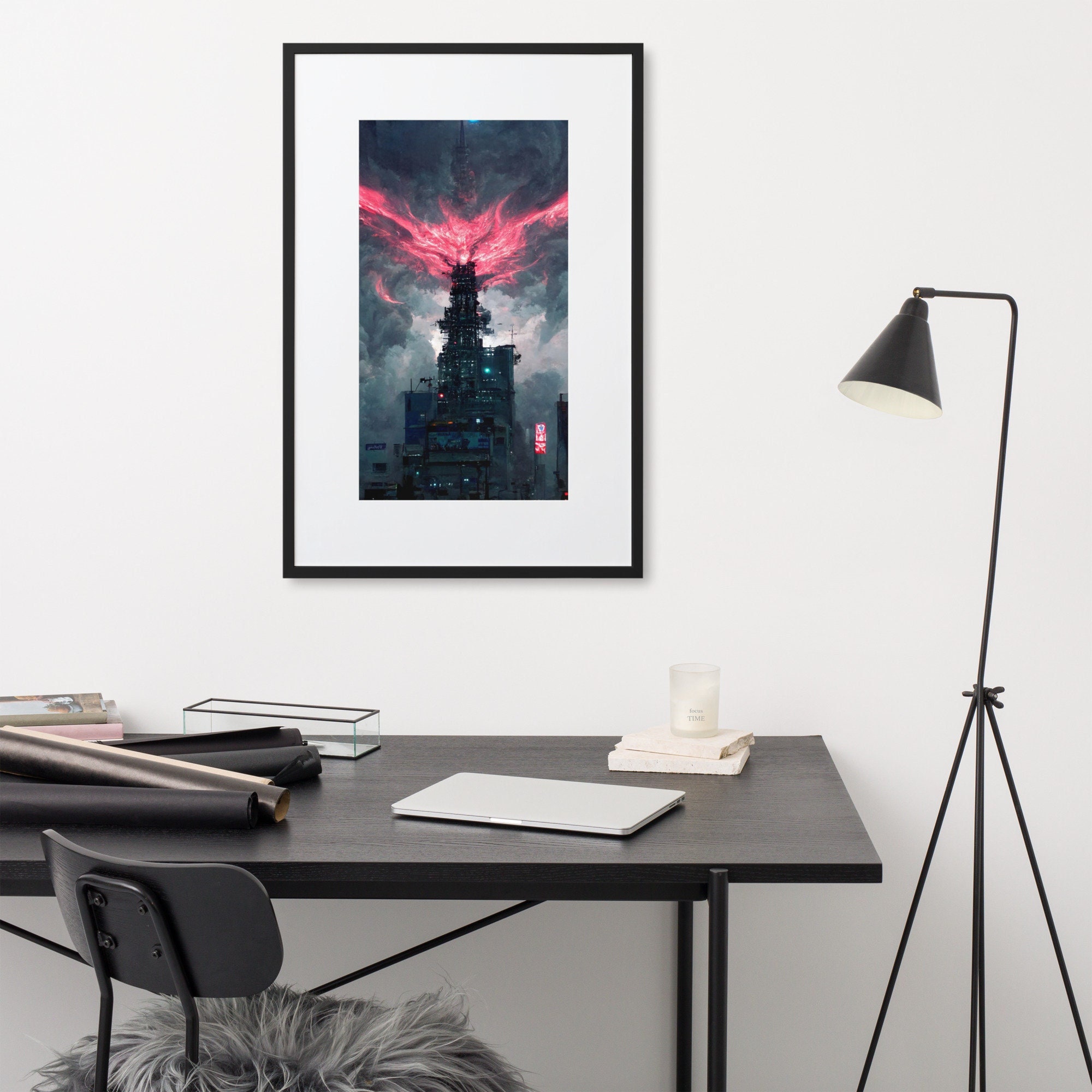 Final Fantasy VII: Summon Shinra Building Midgar Print - Etsy