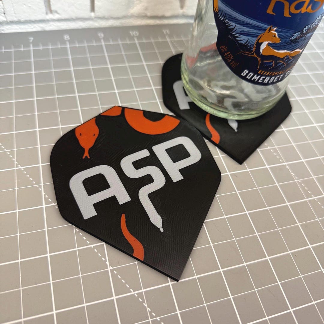 Nathan Aspinall Inspired Coaster, the Asp Inspired Coaster, Darts Coaster, Darts Accessories ...