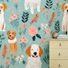 Dog Doodle Wallpaper | | Easy Peel & Stick Wallpaper | Removable Kids ...