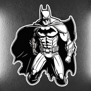 Batman Vinyl Sticker for Laptops, Waterbottles Gifts Etc. - Etsy