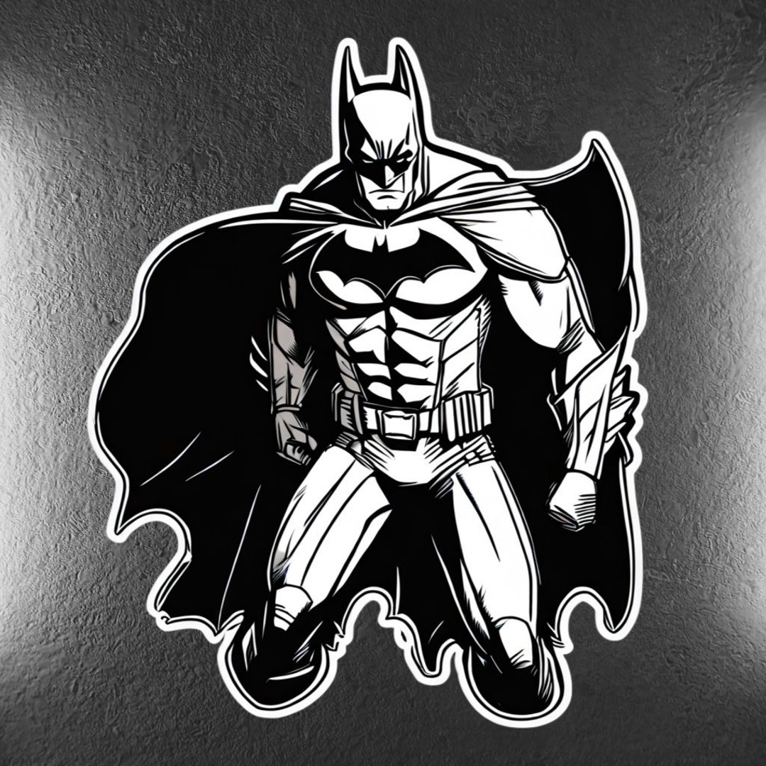 Batman Vinyl Sticker for Laptops, Waterbottles Gifts Etc. - Etsy