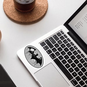 Batman Emblem Paint Splat Vinyl Sticker for Laptops, Waterbottles ...