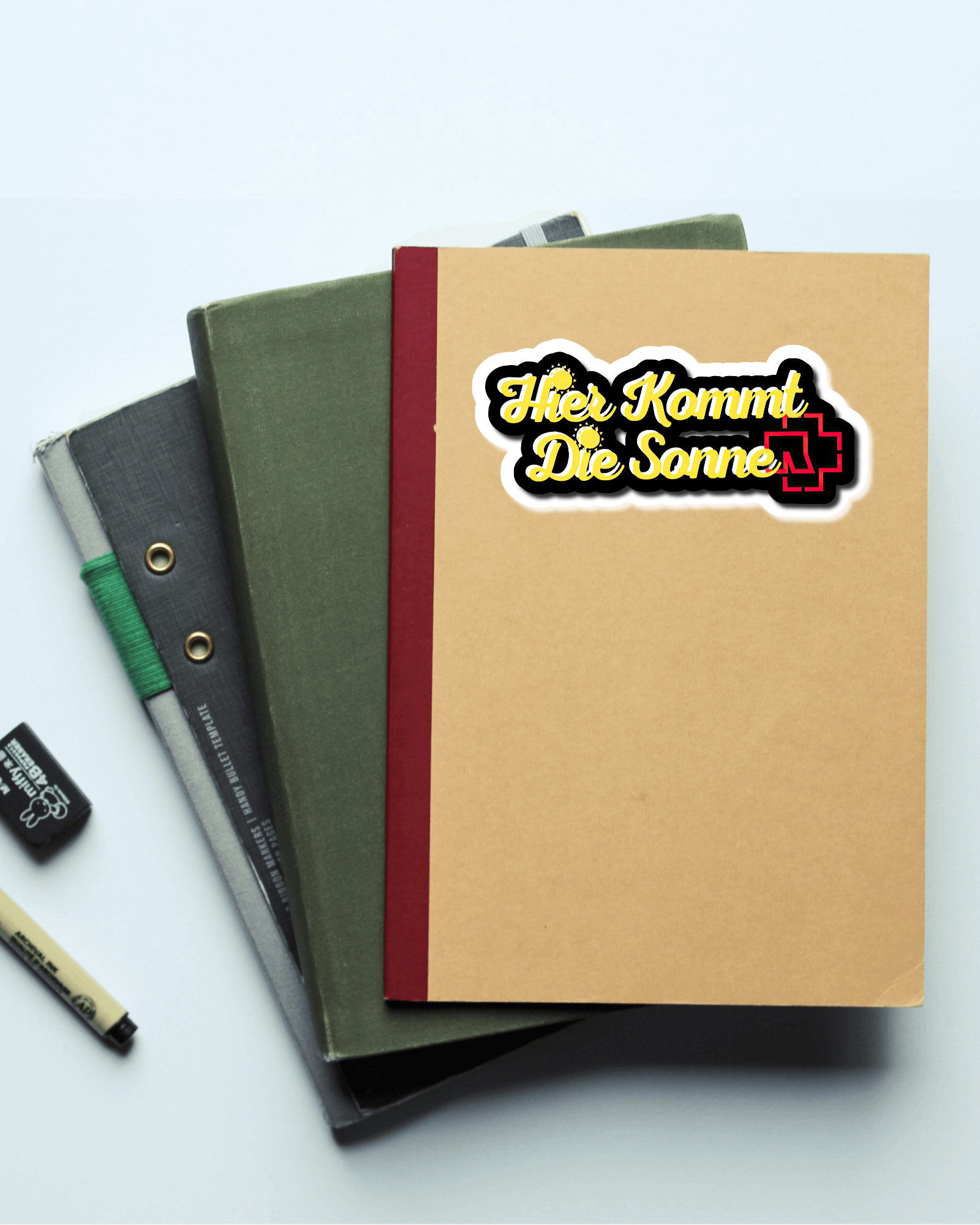 Rammstein Hier Kommt Die Sonne Vinyl Gift Sticker for Laptops ...