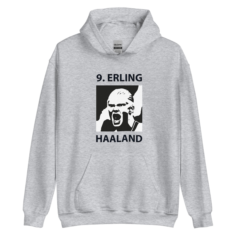 Erling Haaland Hoodie - Etsy Erling Haaland Hoodie - Etsy