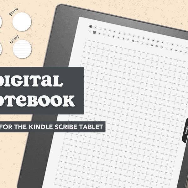 Kindle Scribe Grid - Etsy