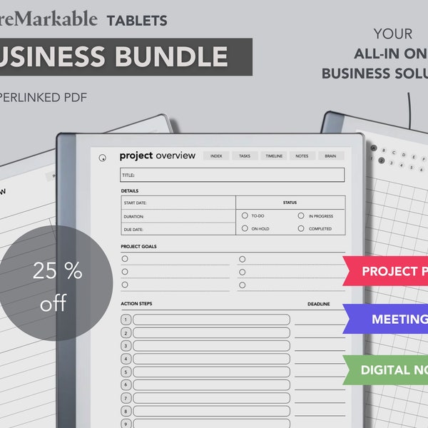 Remarkable 2 Templates - Etsy