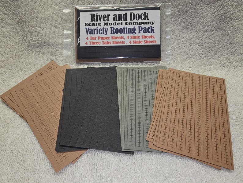 N Scale Roofing Variety Pack - Etsy