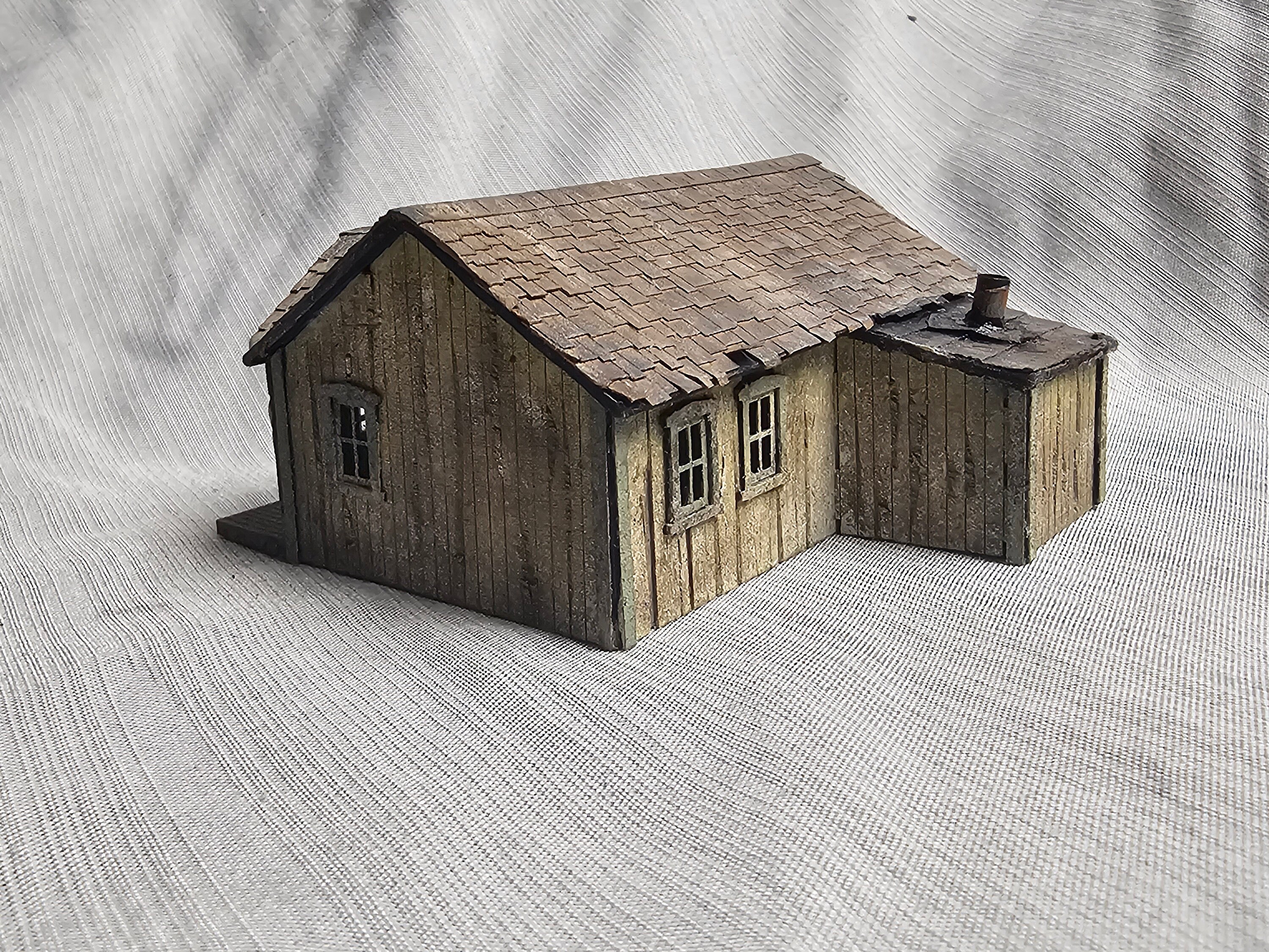 Adams Rundown Cabin N Scale Laser Cut Model Kit - Etsy