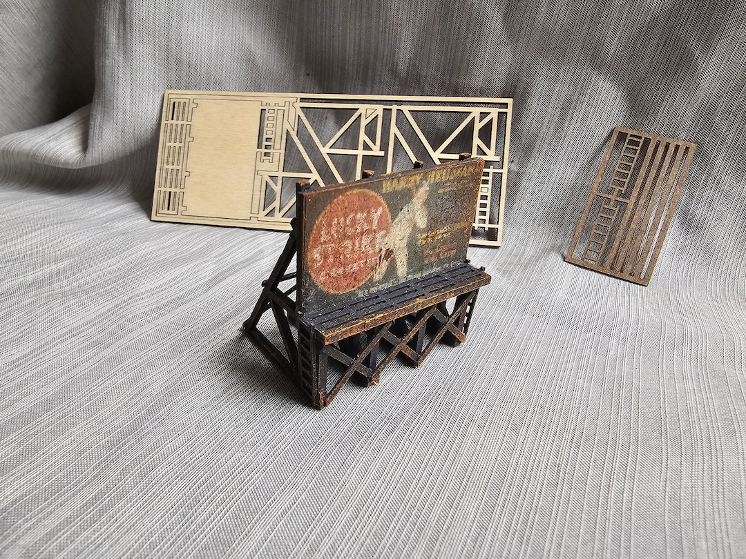 N Scale Laser Cut Billboard Kit - Etsy