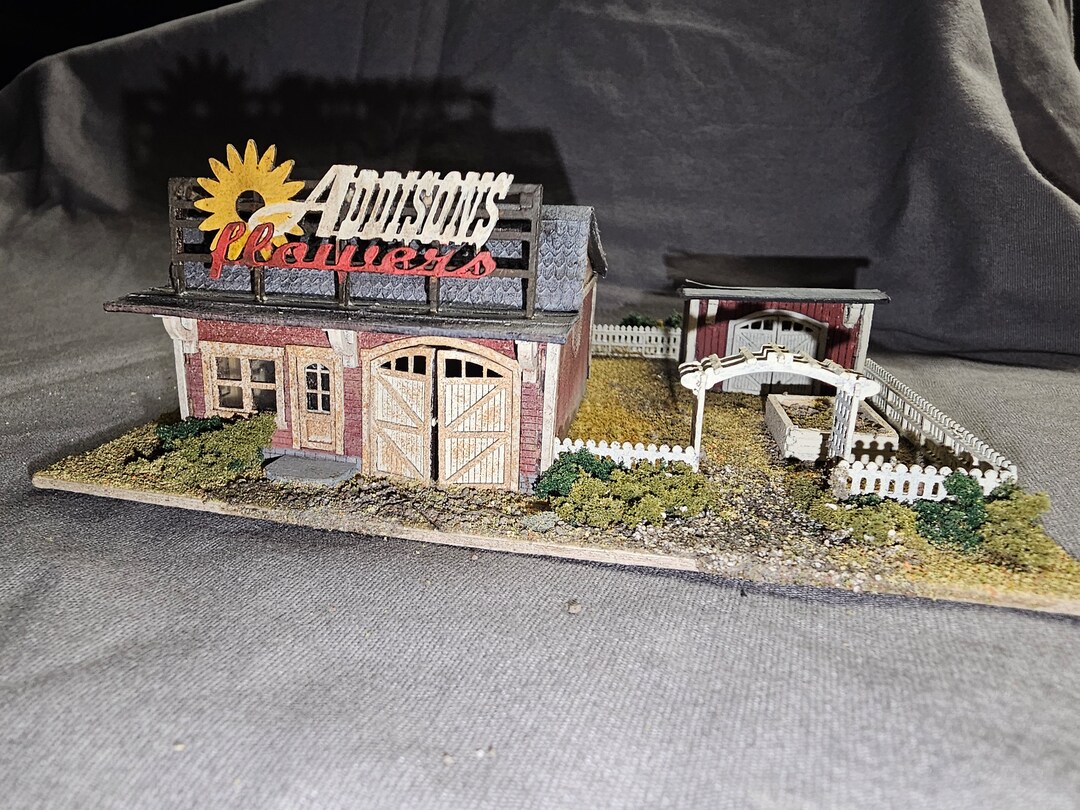 Addison's Flowers N Scale Laser Cut Model Kit - Etsy