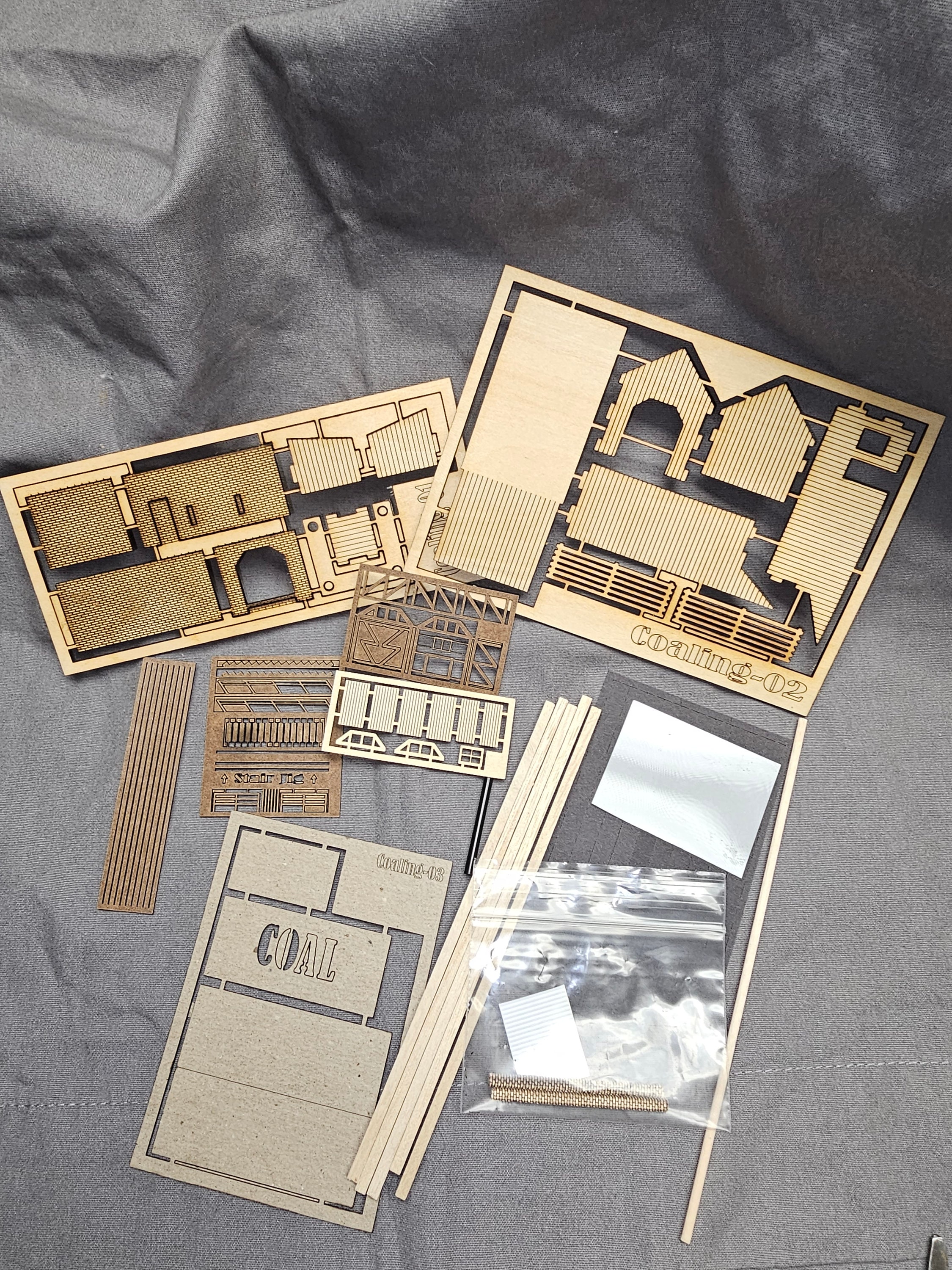 Old Coal Transfer House N Scale Laser Cut Model Kit - Etsy