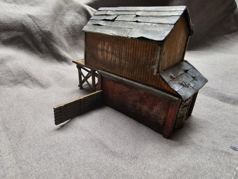 Old Coal Transfer House N Scale Laser Cut Model Kit - Etsy