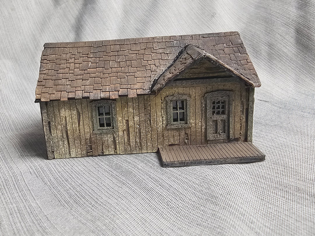 Adams Rundown Cabin N Scale Laser Cut Model Kit - Etsy