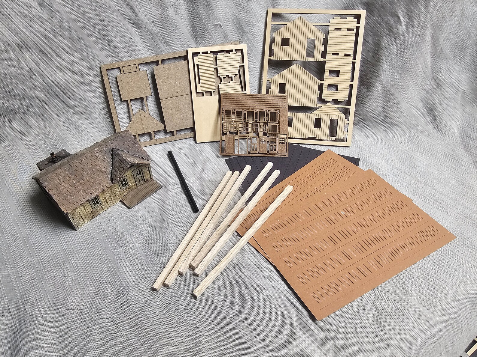 Adams Rundown Cabin N Scale Laser Cut Model Kit - Etsy