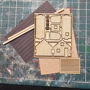 Logging/mining Camp Cabin N Scale Laser Cut Model Kit - Etsy