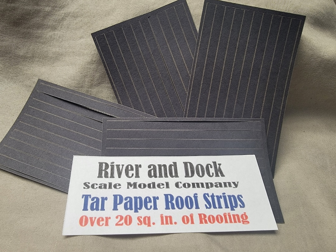 N Scale Tar Paper Roofing Strips - Etsy