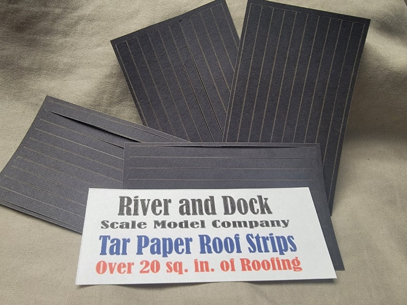 N Scale Tar Paper Roofing Strips - Etsy