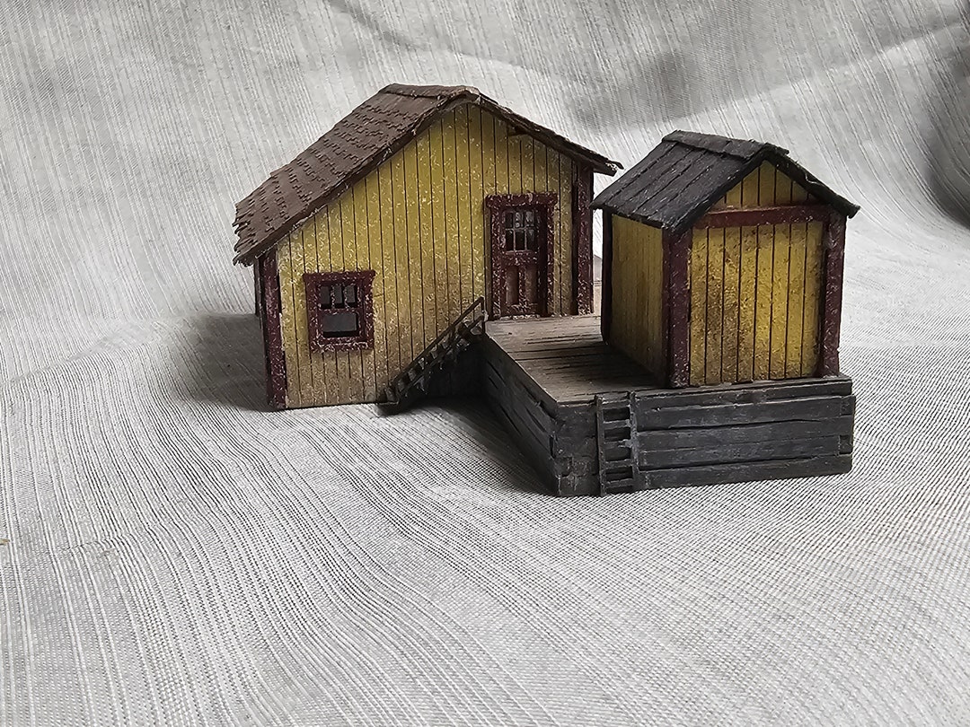 Rural Freight House N Scale Laser Cut Model Kit - Etsy
