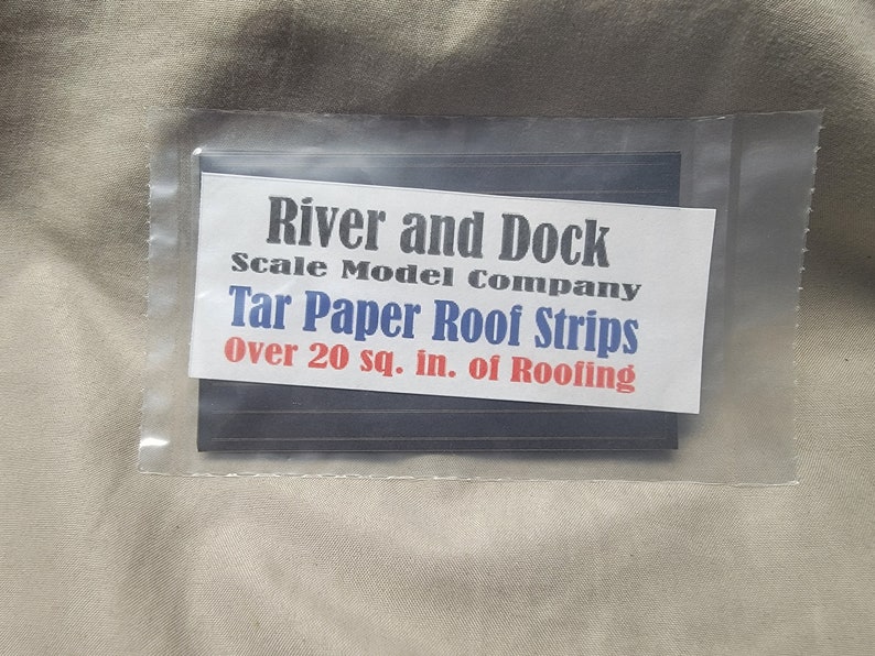 N Scale Tar Paper Roofing Strips - Etsy