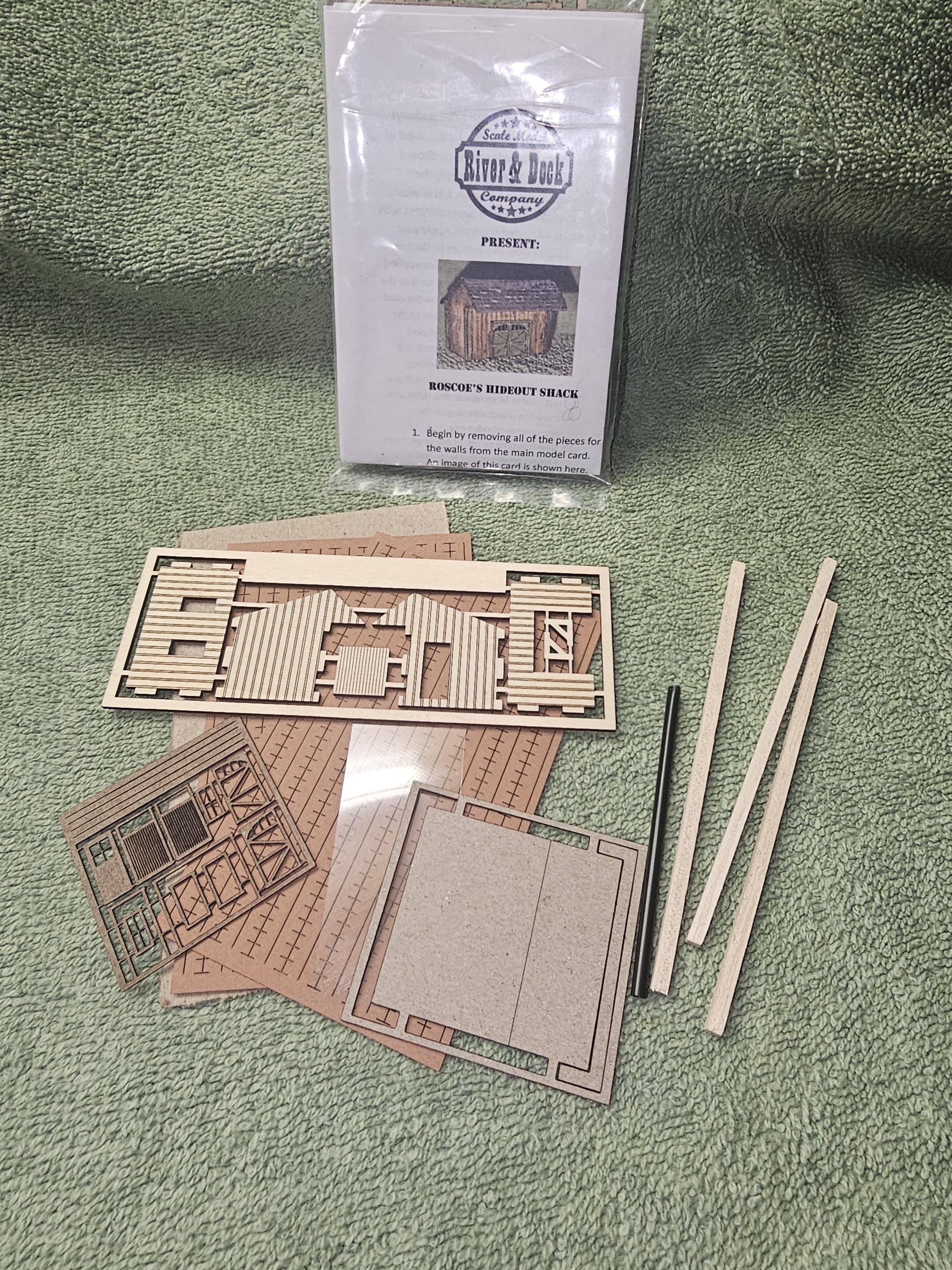 Roscoe's Hideout Shack N Scale Laser Cut Model Kit - Etsy