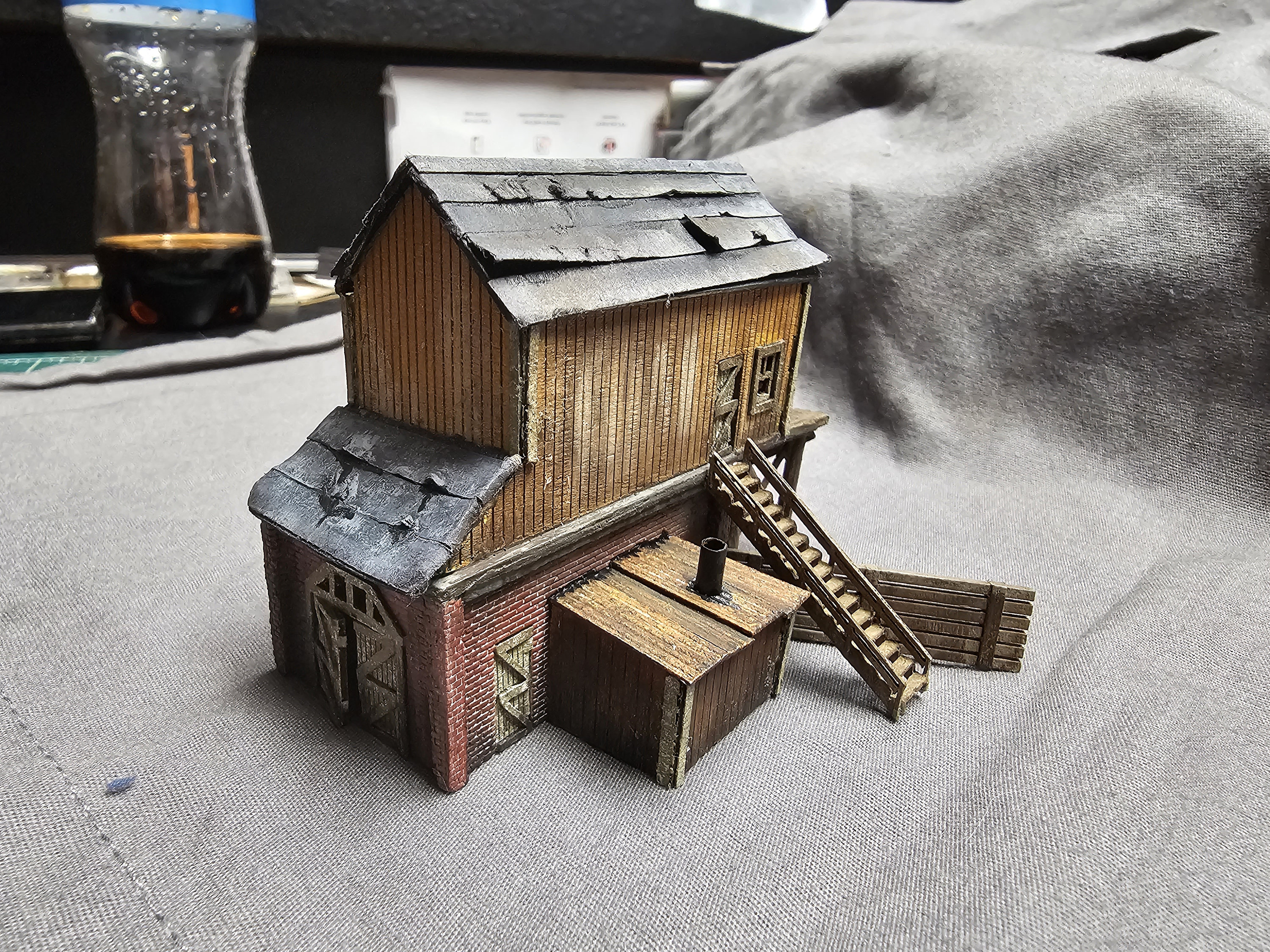 Old Coal Transfer House N Scale Laser Cut Model Kit - Etsy