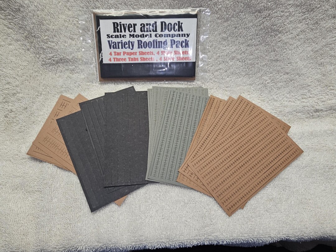 N Scale Roofing Variety Pack - Etsy
