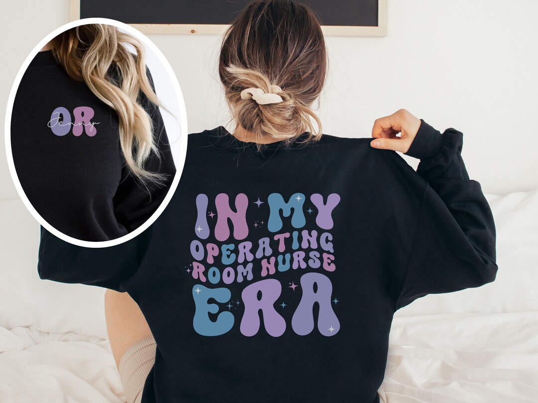 Personalized Operating Room Nurse Sweatshirt Custom OR Nurse Sweater OR ...