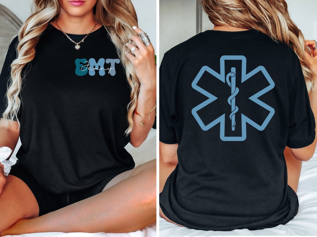 Personalized EMT Shirt, Custom EMT Shirt, Paramedic T-shirt, EMT Nurse ...
