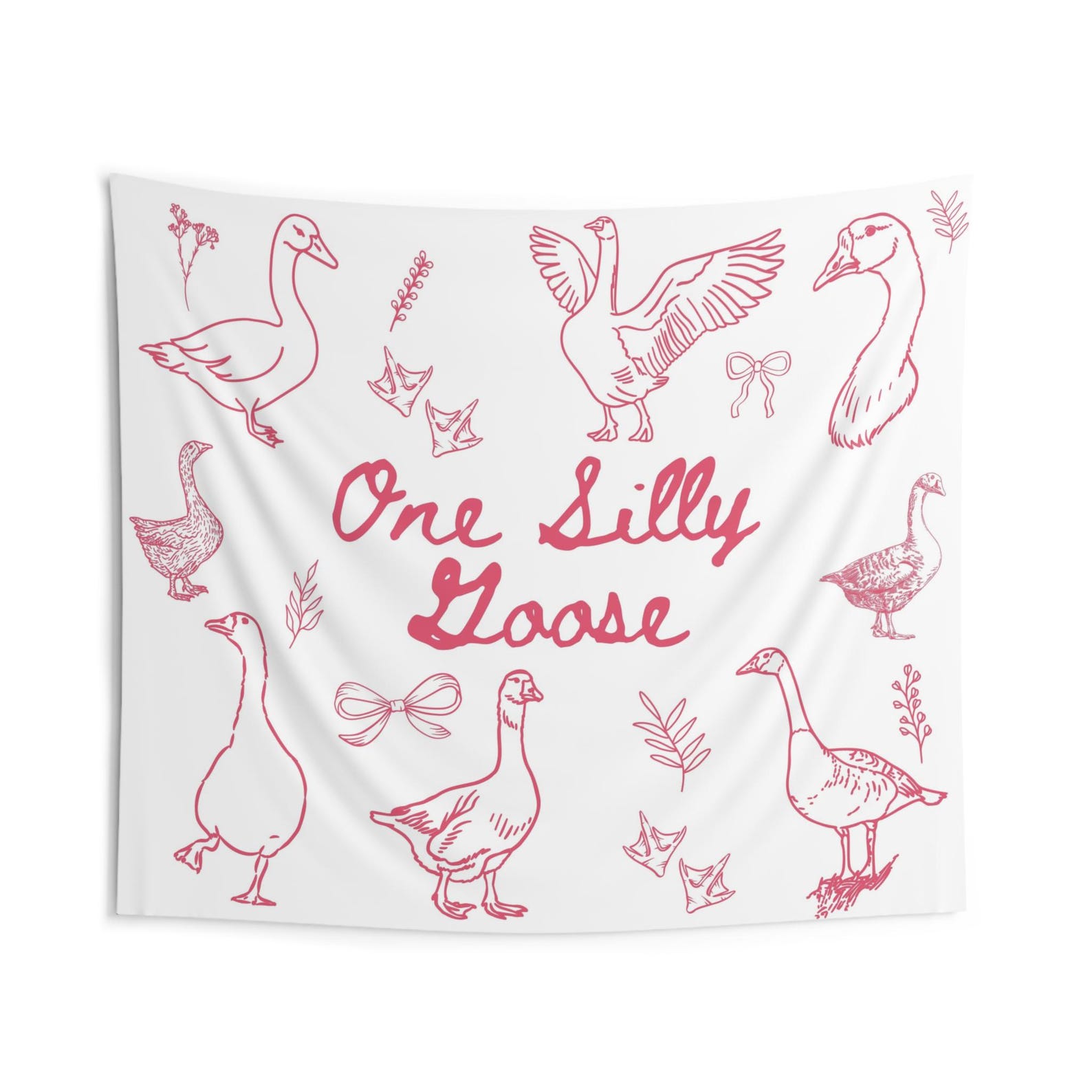 One Silly Goose Birthday Backdrop, One Silly Goose Custom Banner, 1st ...