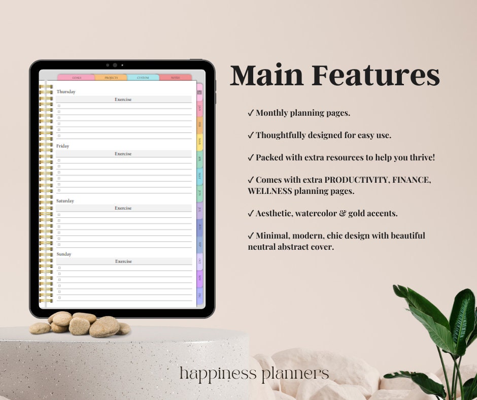2024 Digital Planner the ULTIMATE Goal Planner Digital , Goodnotes ...