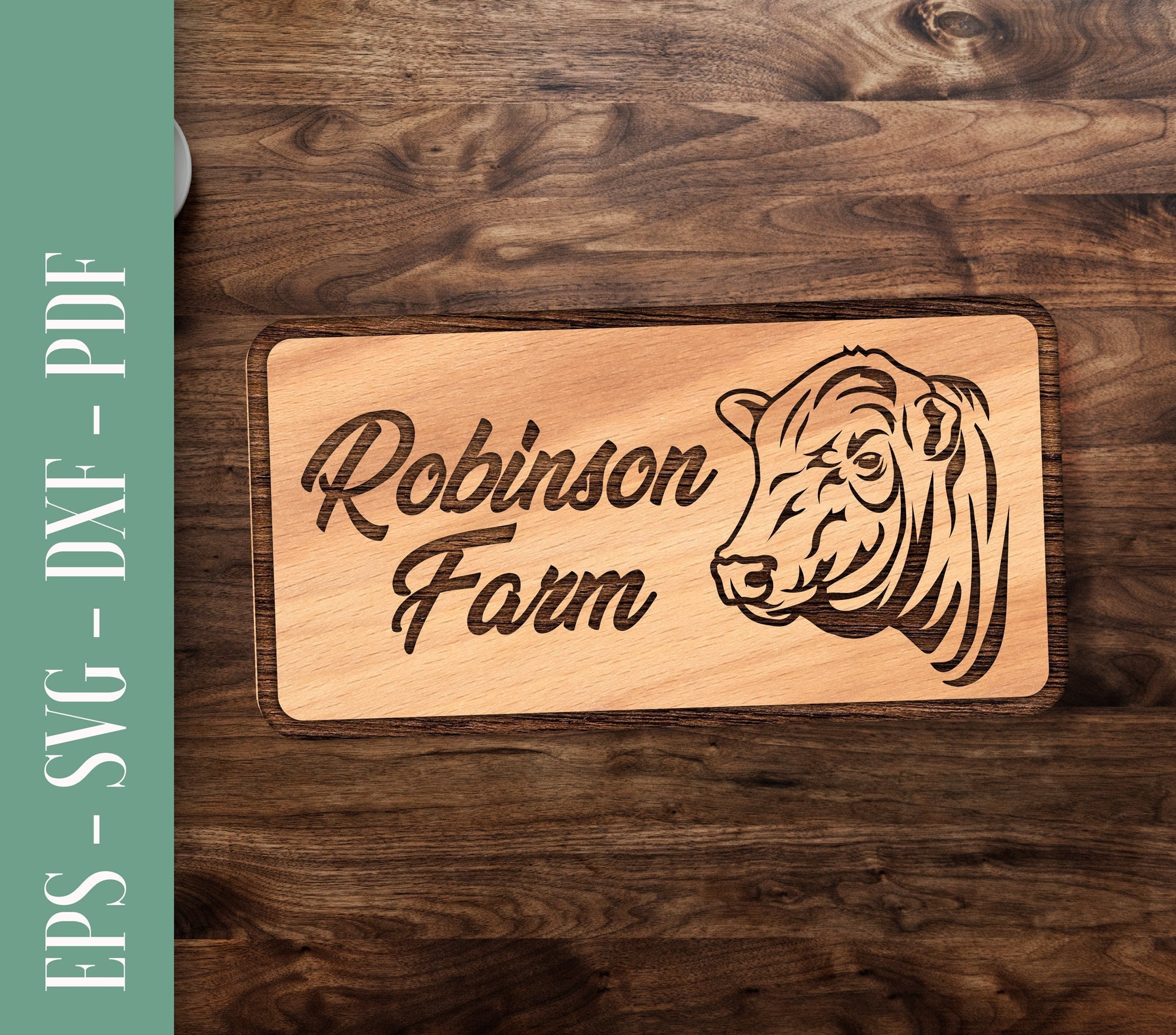 Angus Cattle, Personalised Laser Cut, Farmhouse Sign Svg, Angus Bull ...