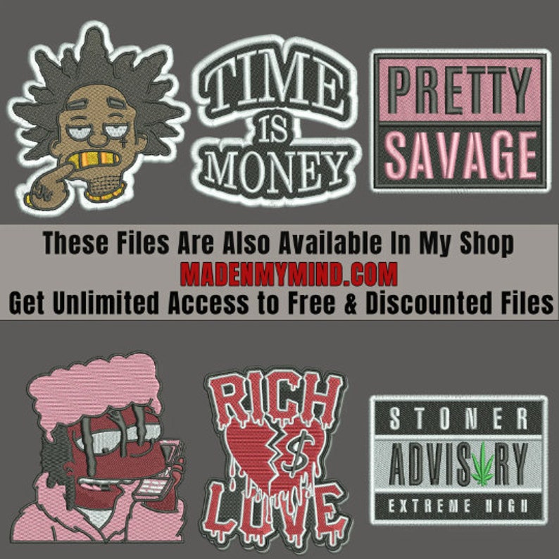 4in Trendy Pes Files, Trendy Embroidery Designs, Embroidery Pes Files ...