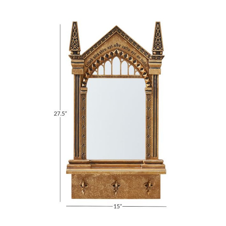 Harry Potter Mirror of Erised Wall Mounted With Hooks Hogwarts Edition ...