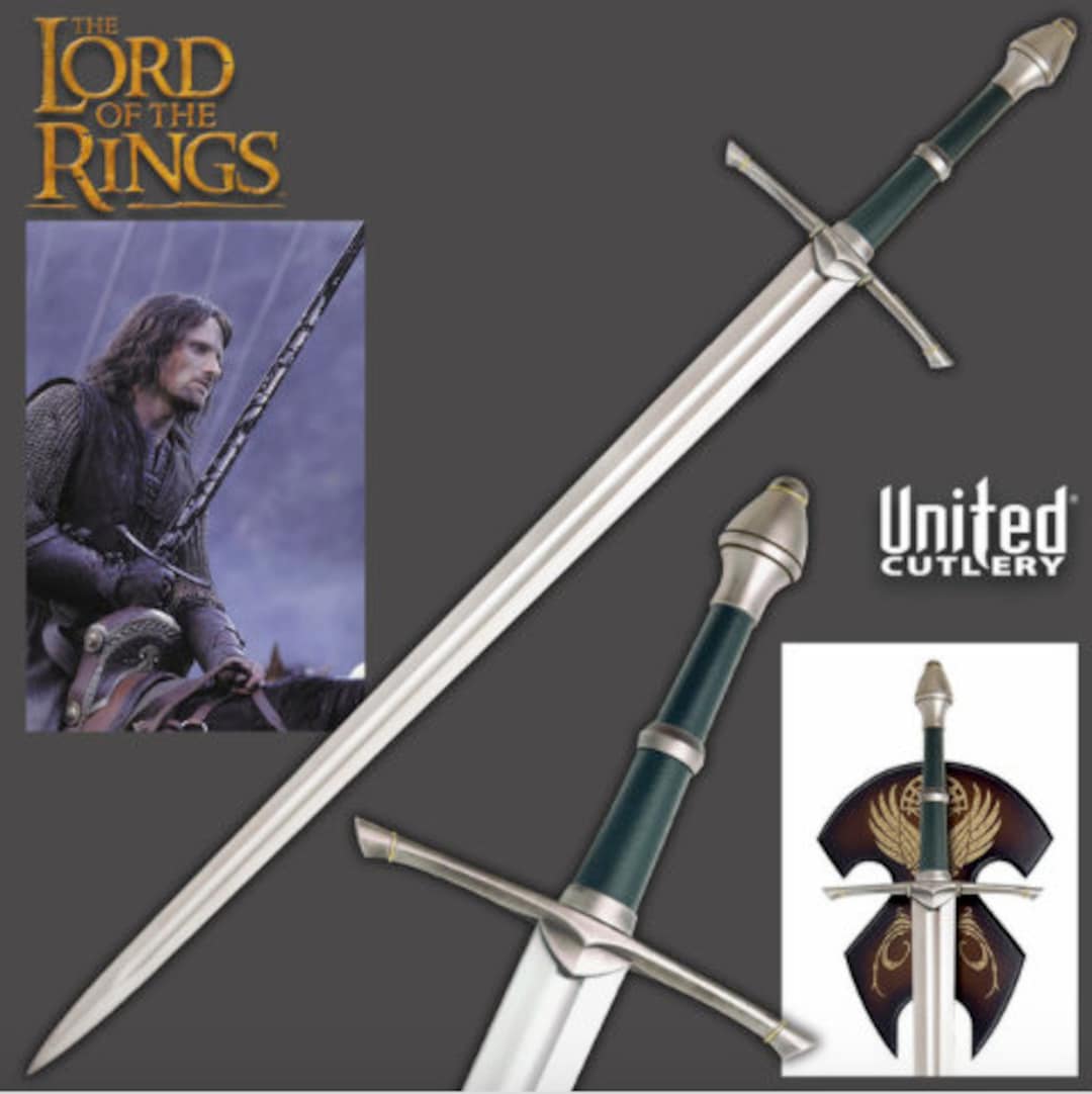 The Lord of the Rings aragorn Sword of Strider - Etsy