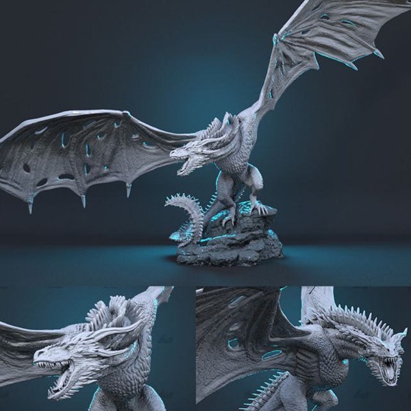 Dragon 3d Print Stl File - Etsy