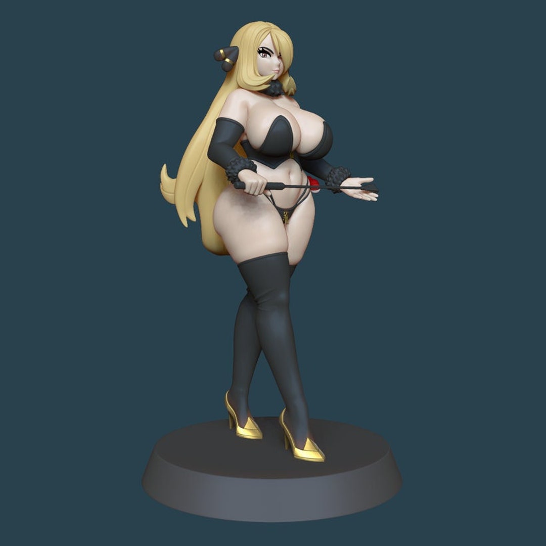 Nsfw Sfw Cynthia Girl Stl Files Nsfw Stl Figure Statue Etsy
