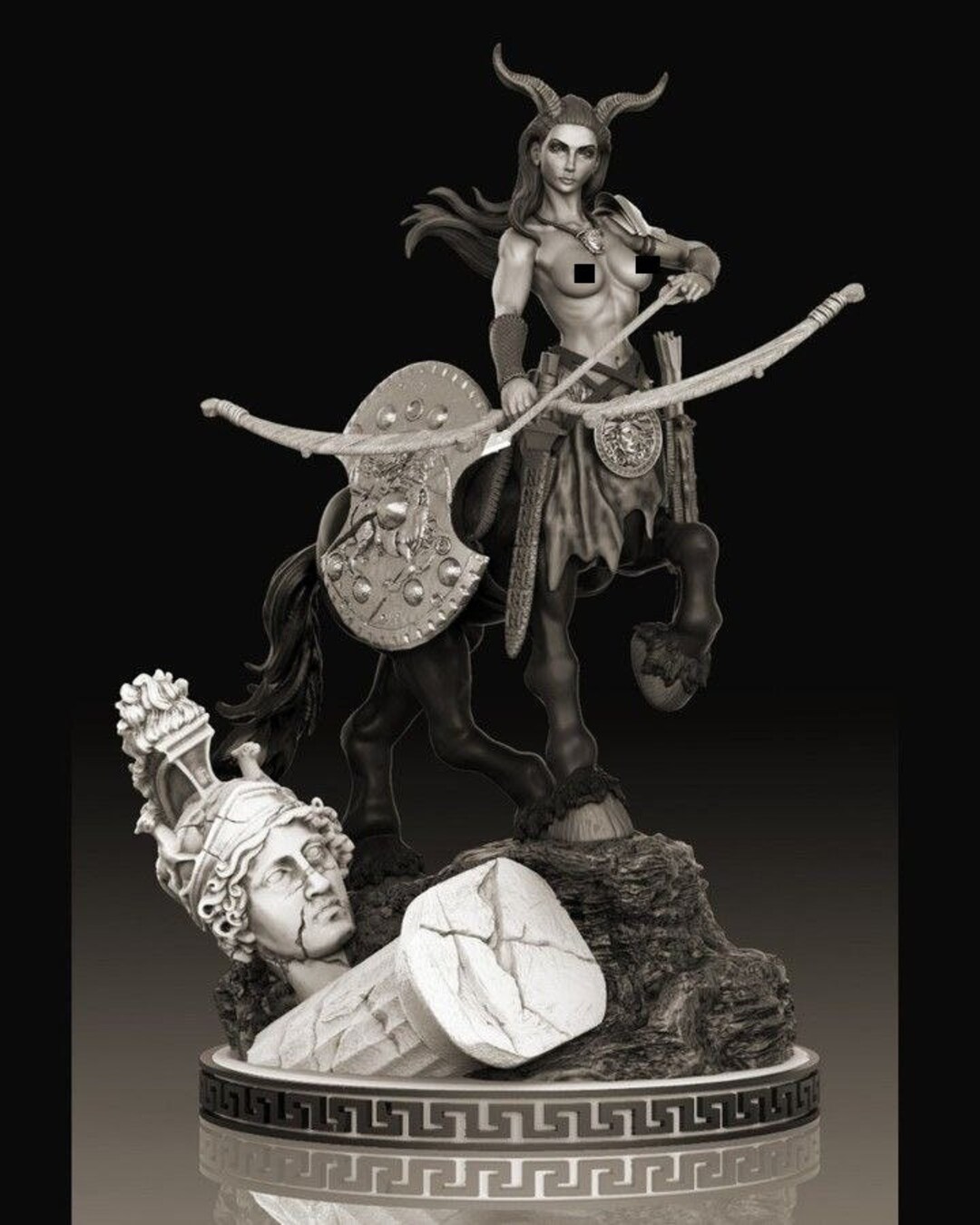 NSFW SFW Centaur Bull Girl Stl Files Nsfw Stl Figure Statue - Etsy ...