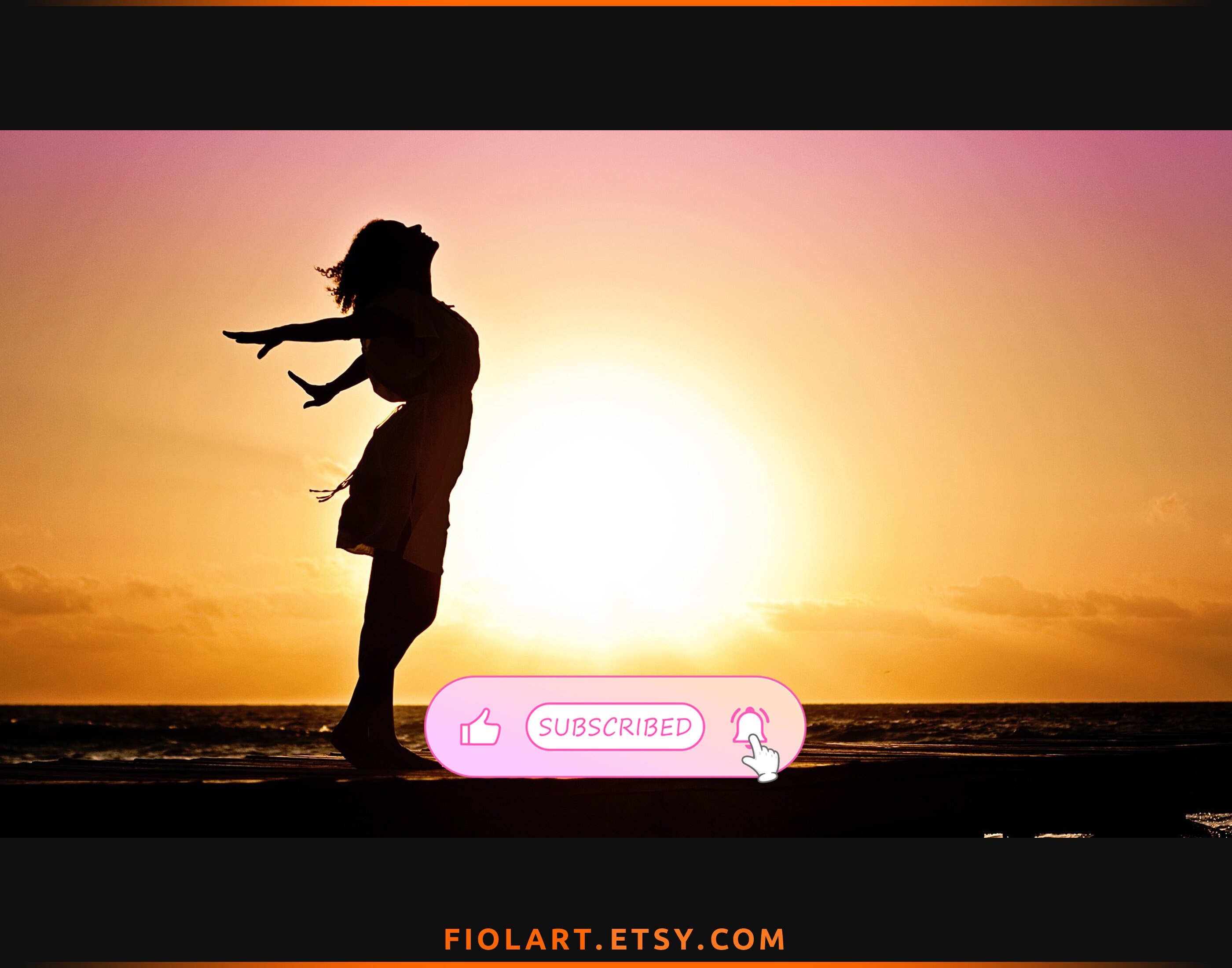 Pink Rounded Subscribe Button Youtube Animation Like and Notification ...