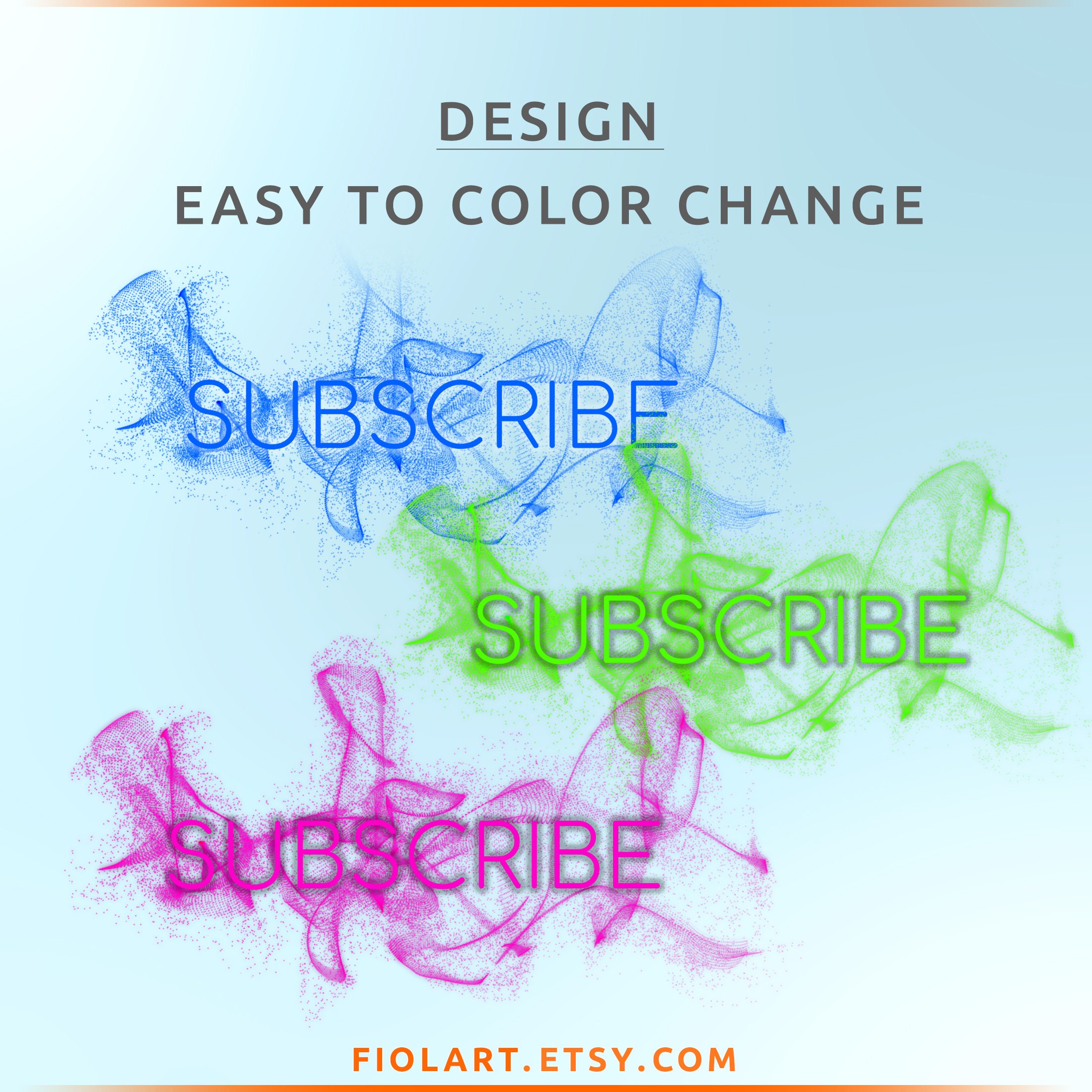 Abstract Subscribe Outro Youtube Animation 7s Particle Effect for the ...