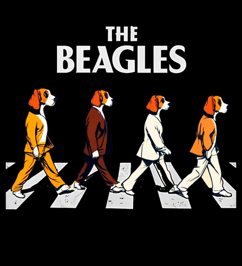 The Beagles Funny Dogs Digital Download PNG - Etsy