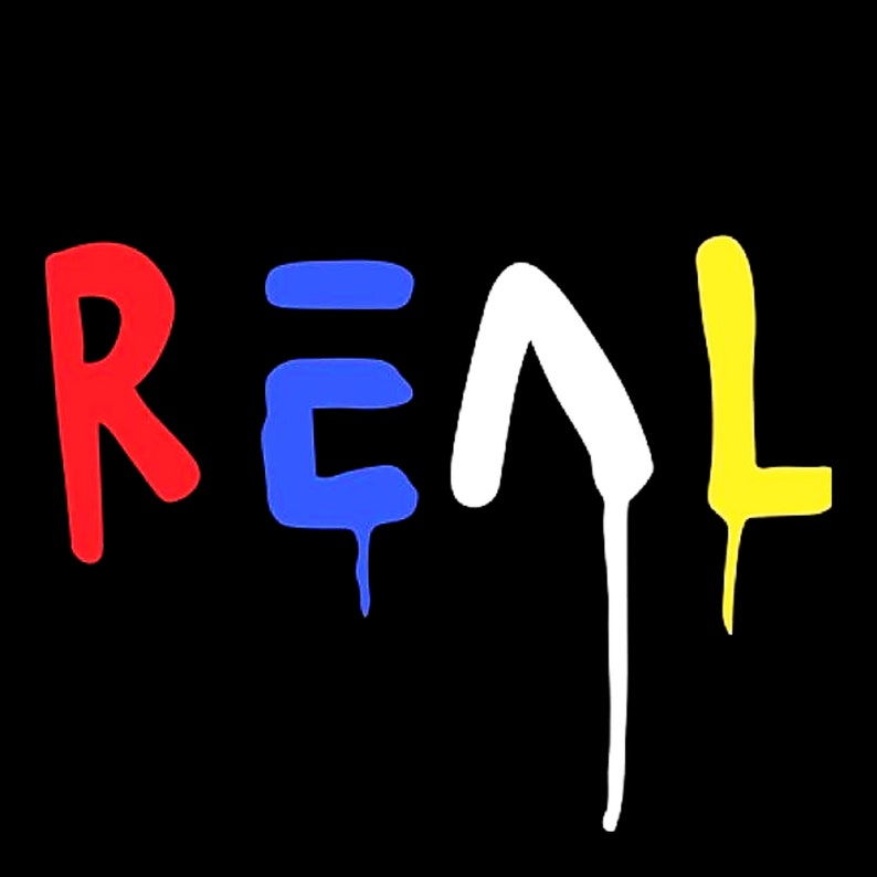 Real Word Art Design Digital Download PNG - Etsy