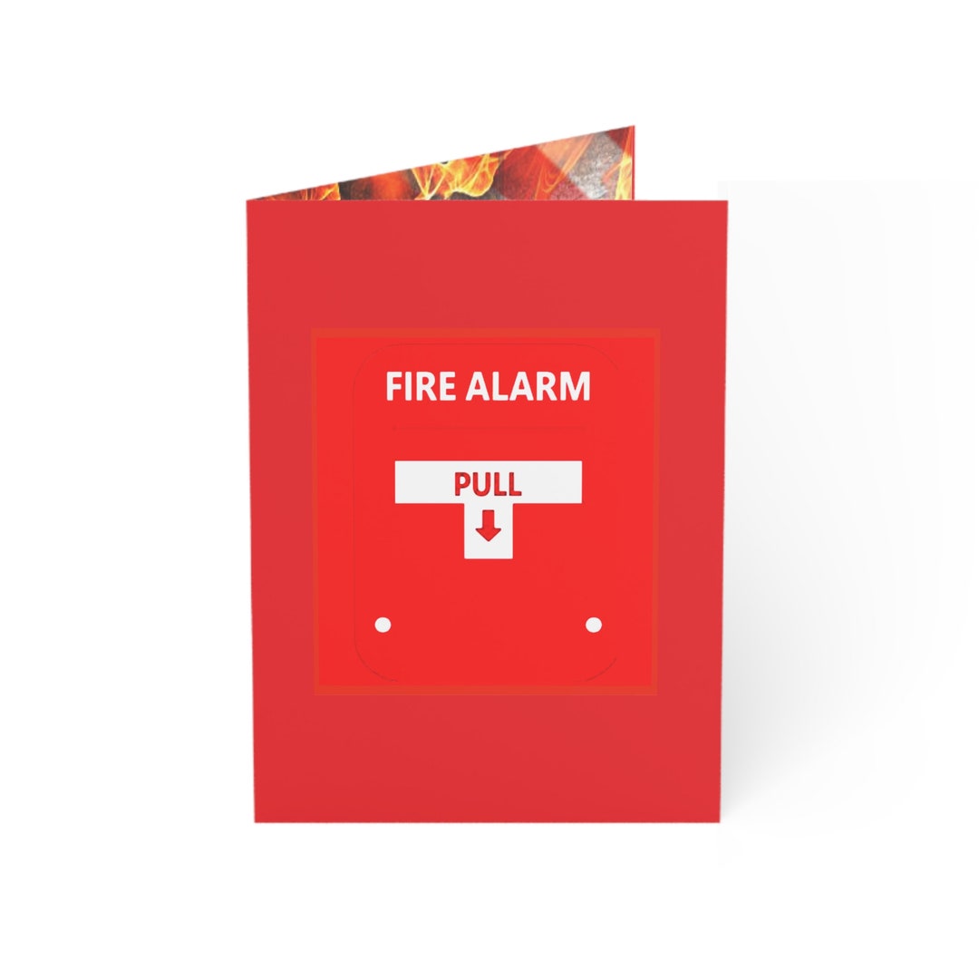 Fire Alarm Happy Birthday Greeting Cards (1, 10, 30, and 50pcs) - Etsy